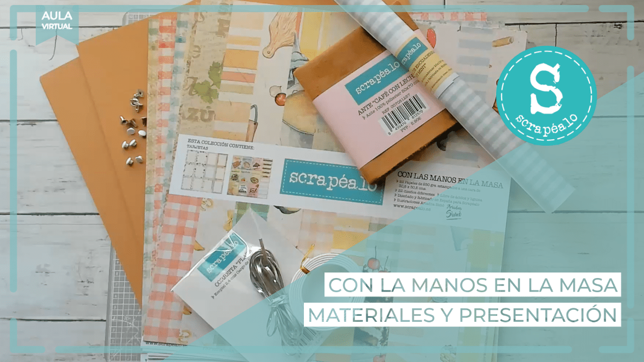 Proyecto Febrero 2023 «Álbum con las manos en la masa» - Scrapéalo