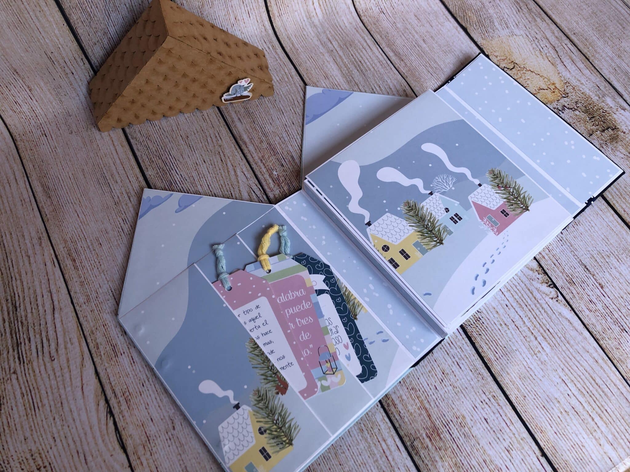 Proyecto Enero 2024 fotofolio casita con la colección Dushi - Scrapéalo